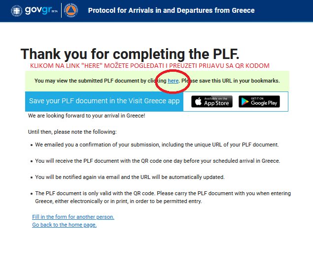 Uputstvo za popunjavanje PLF forumlara – Oniro Travel